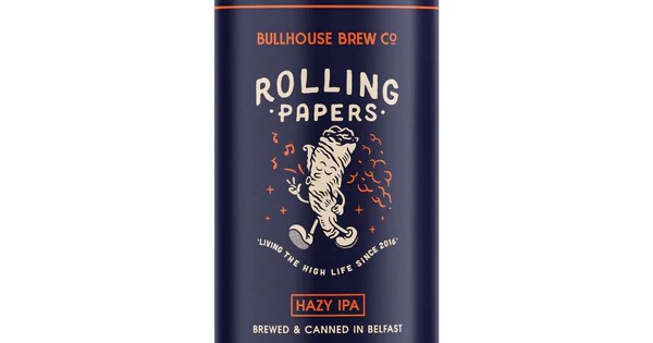 Bullhouse Brew Rolling Papers Hazy IPA